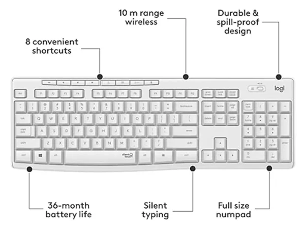 Logitech MK295 Silent Wireless