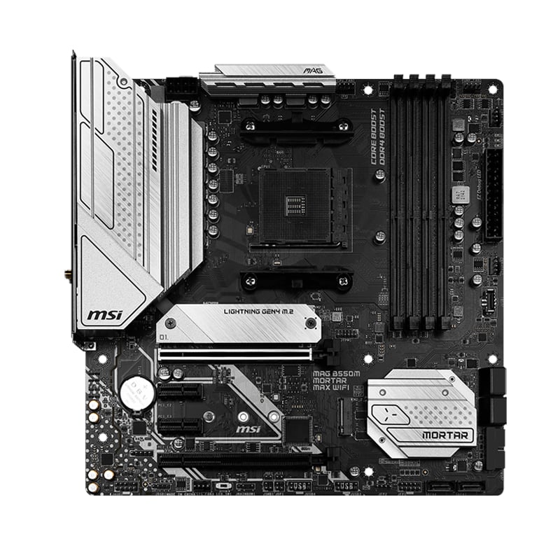 MSI B550M Mortar Max WIFI AM4 Gaming Motherboard